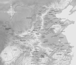China: General Map of Han Dynasty China with Places Mentioned in the ...